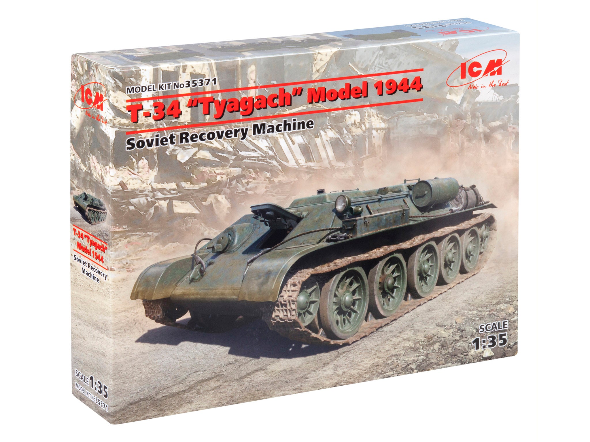 ICM35371 - 1/35 ICM T-34 Tyagach Model 1944, Soviet Recovery Machine