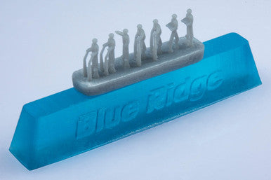 1/700 Blue Ridge Models - FIGURES - USN 20mm Gun Crew (x24 crews) - 3D
