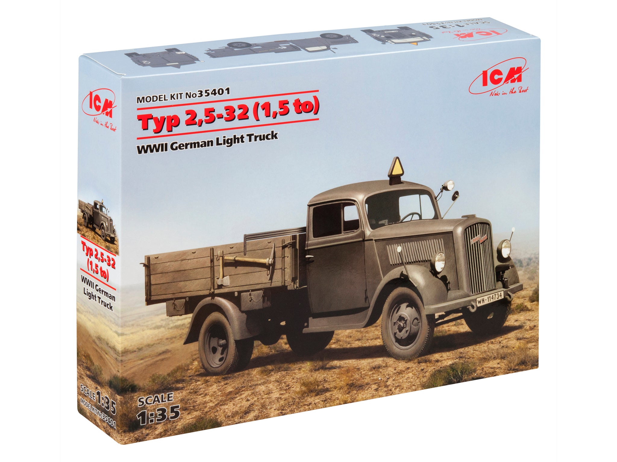 ICM35401 - 1/35 ICM Typ 2,5-32 (1,5 to), WWII German Light Truck