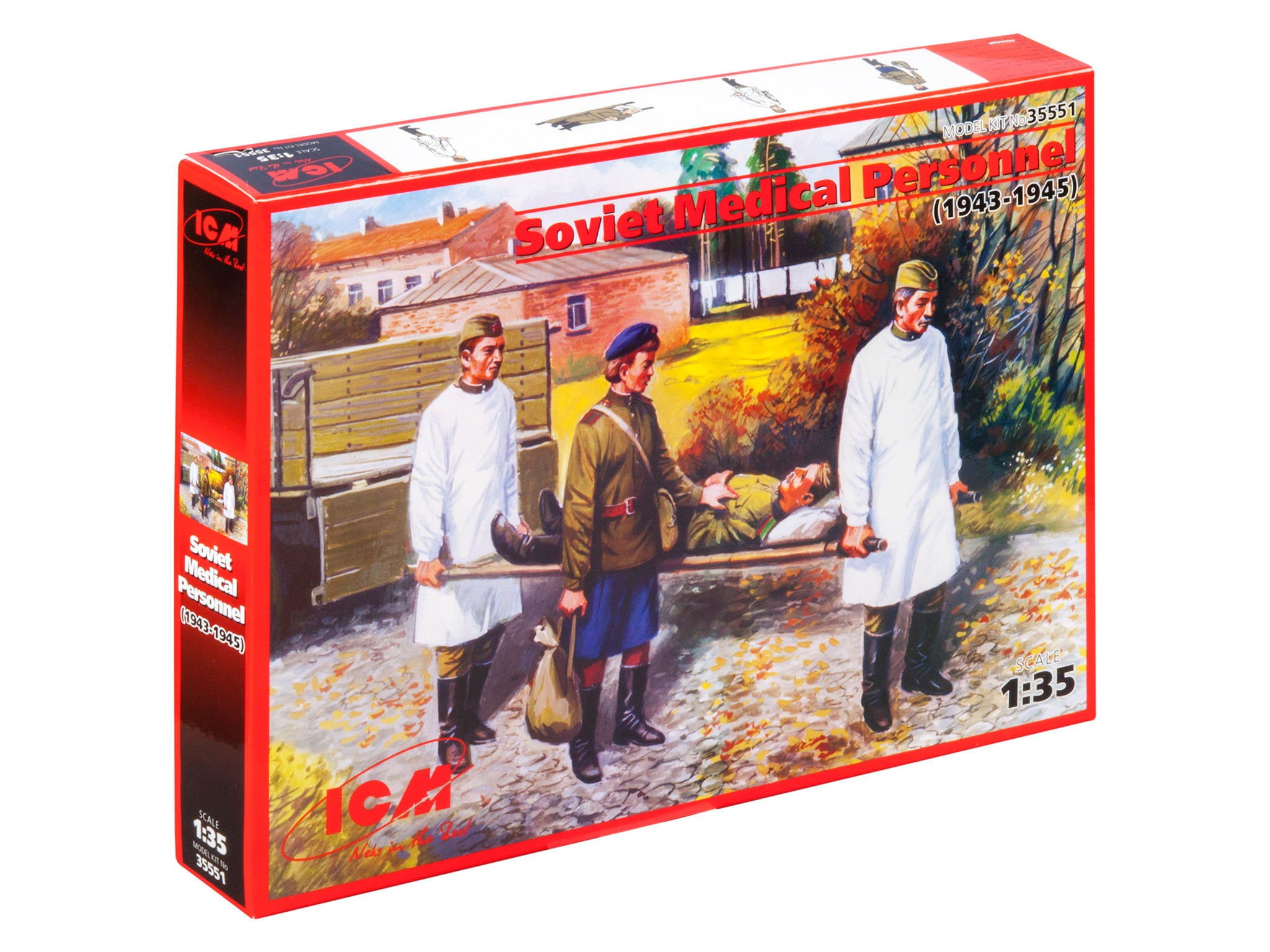 ICM35551 - 1/35 ICM Soviet Medical Personnel (1943-1945) (4 figures