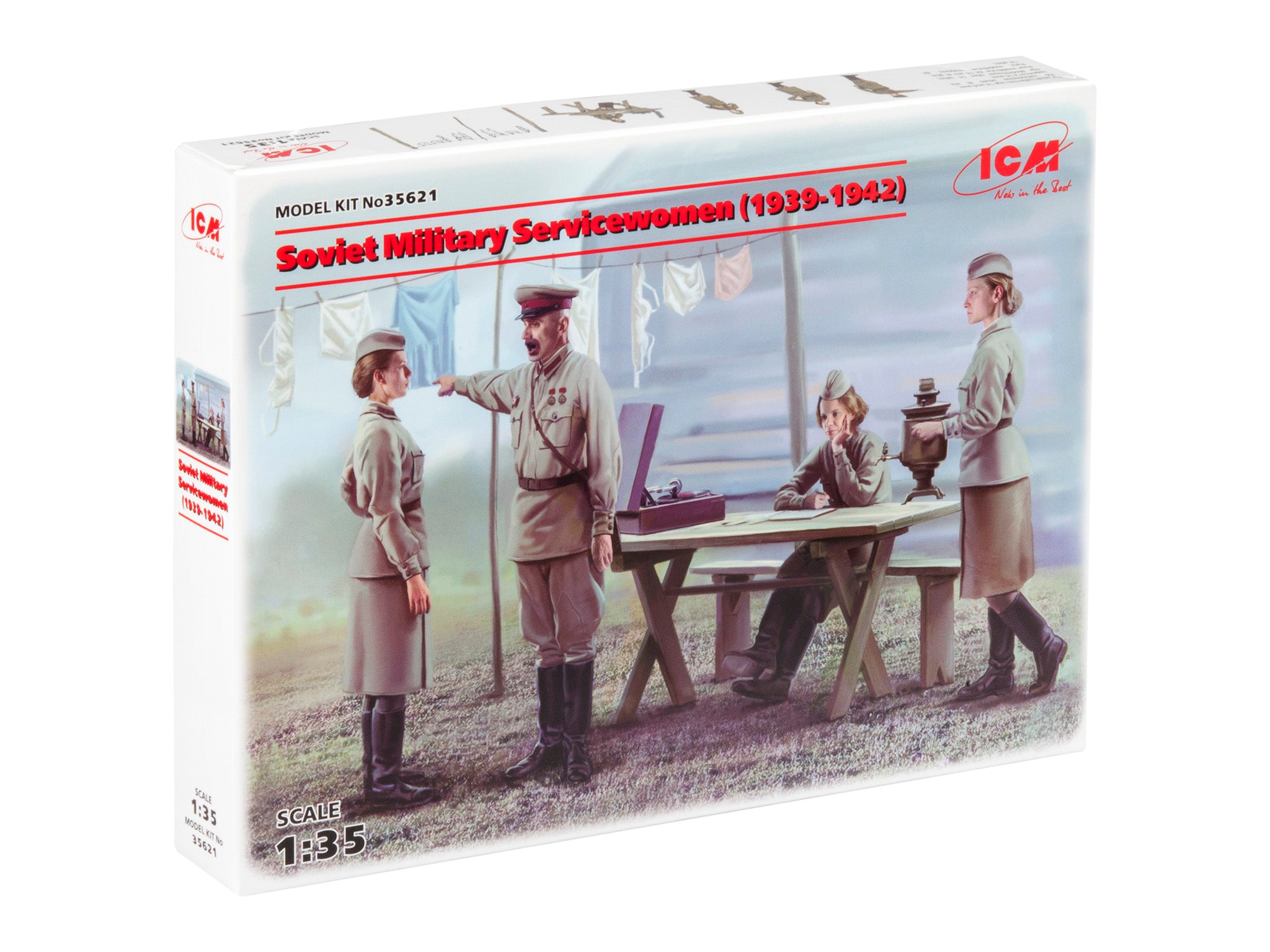 ICM35621 - 1/35 ICM Soviet Military Servicewomen (1939-1942) (4 figure