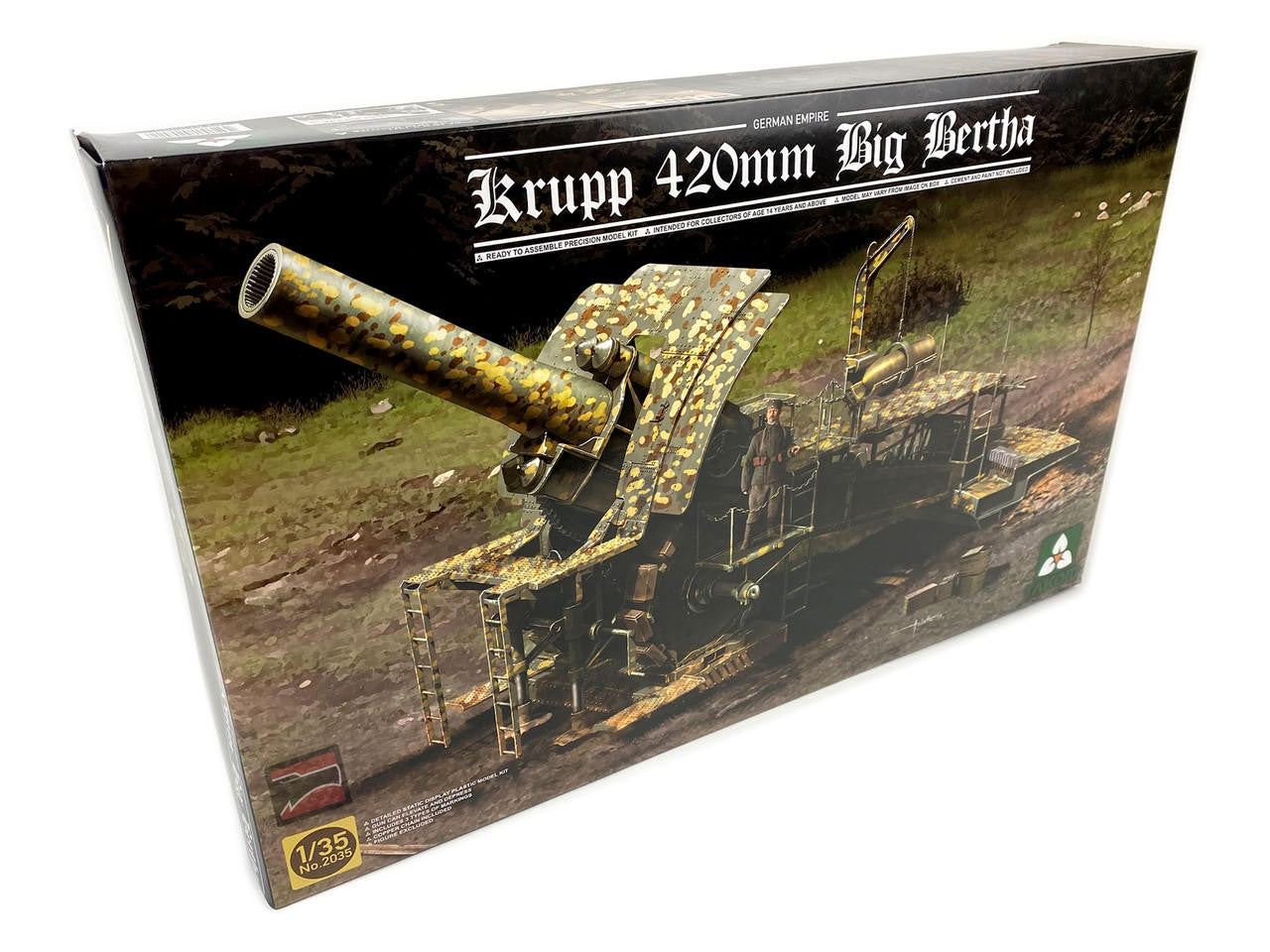 German Empire 420mm Big Bertha Siege Howitzer